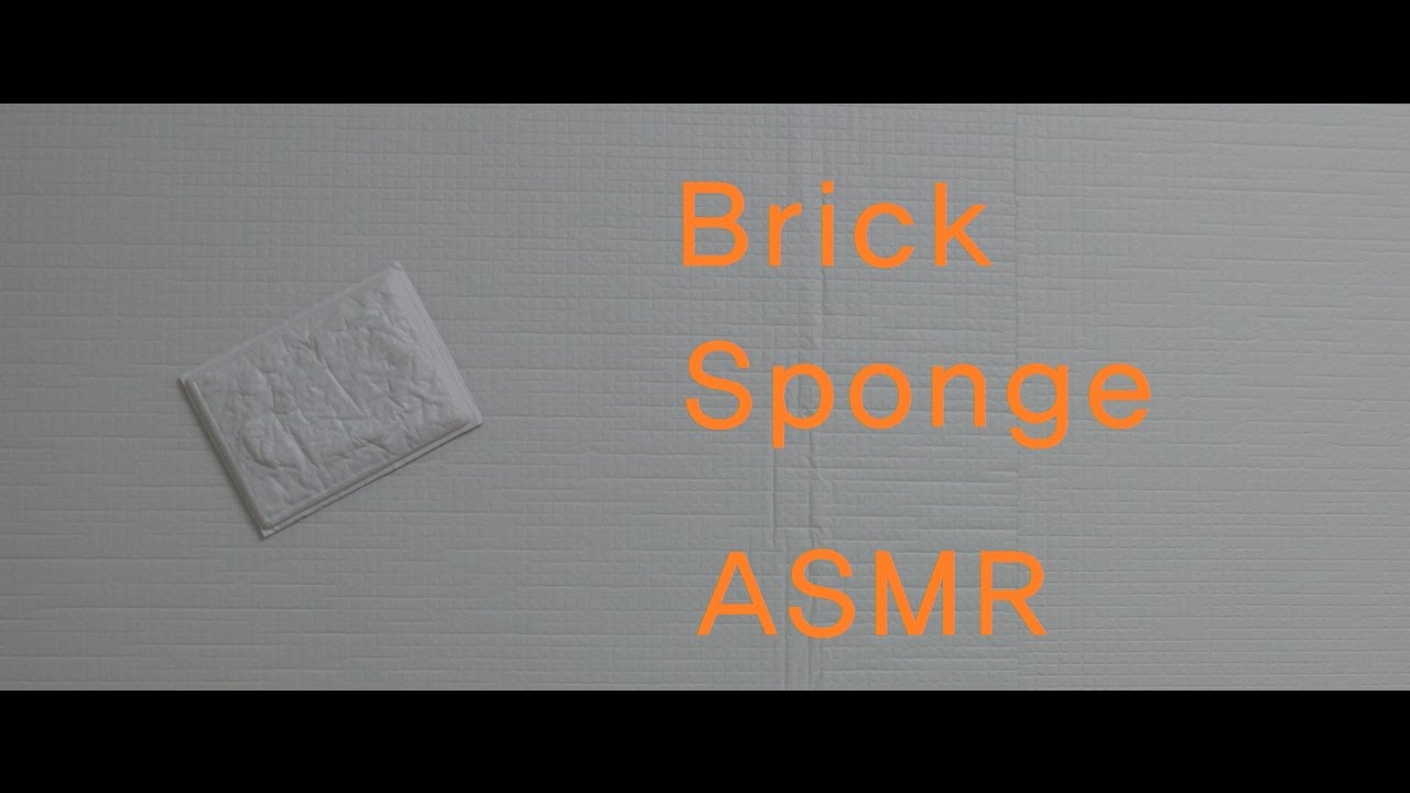 [ASMR] 벽돌 스폰지 소리 Brick Sponge Soung - YouTube