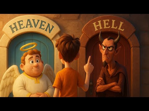 The Famous Two Door Riddle Explained! 🔐 | Heaven or Hell Puzzle Logic ...