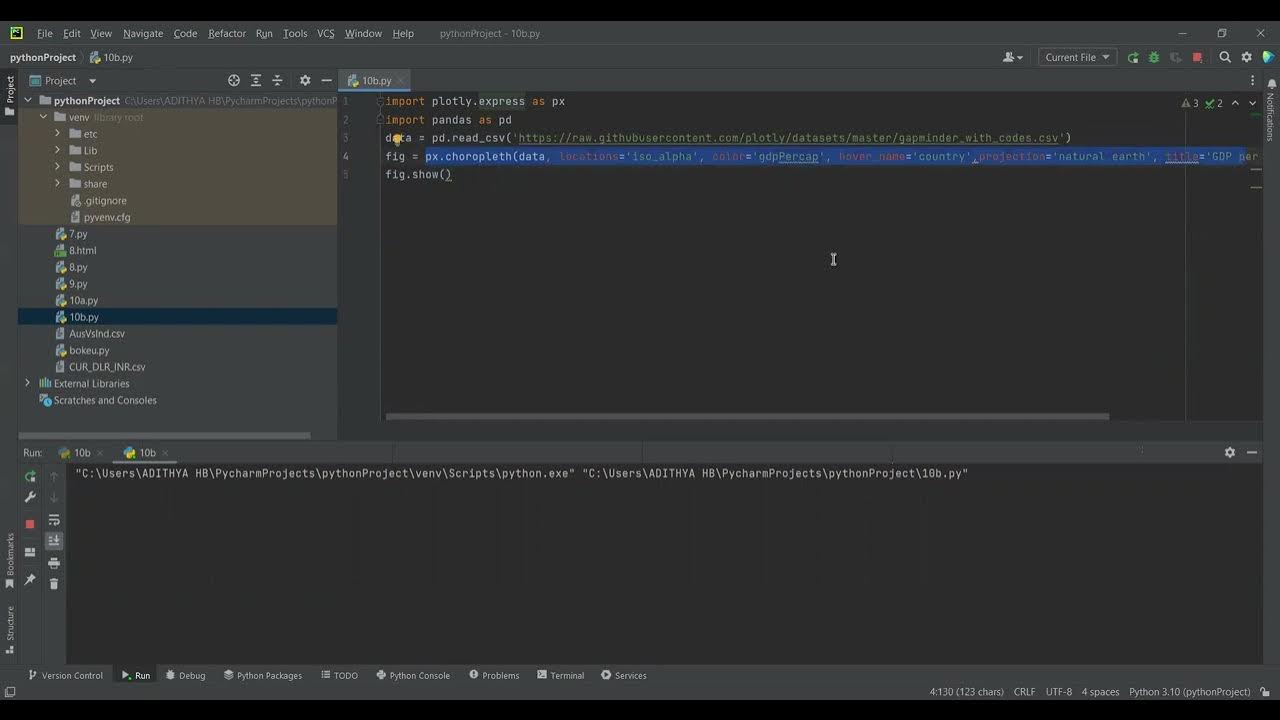 Data Visualization with Python (BCS358D)--Program 10b - YouTube