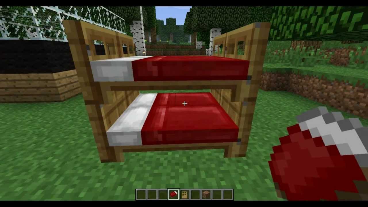 TheKingOfConsole | Serie Tutoriales MineCraft | Como hacer una litera ...