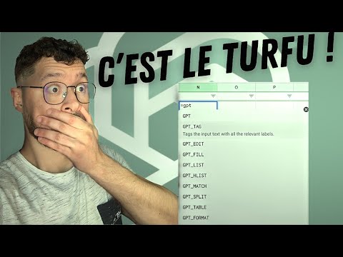 Comment utiliser CHATGPT sur un tableur GOOGLE SHEETS - YouTube