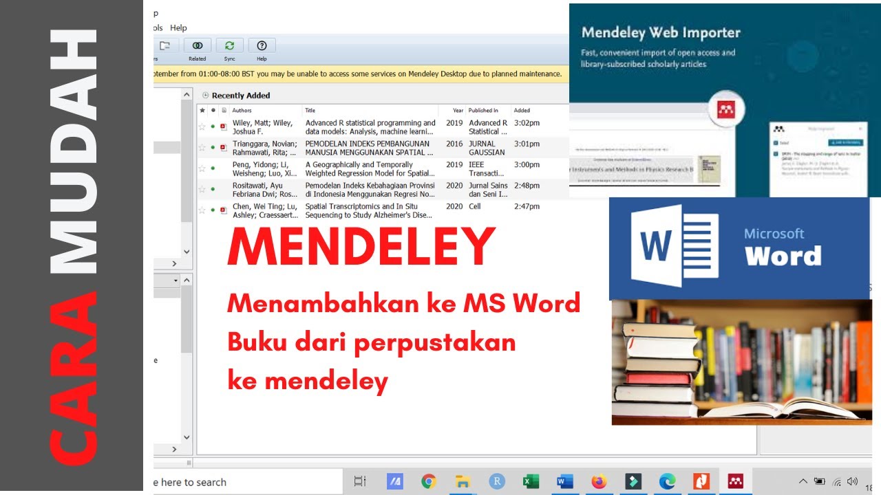 CARA MUDAH Mendeley | Cara Mudah Membuat Daftar Pustaka Menggunakan ...