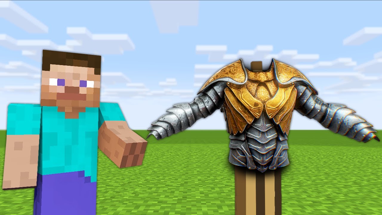 How to create REALISTIC ARMOR in Minecraft ! PROTECTED ! - YouTube