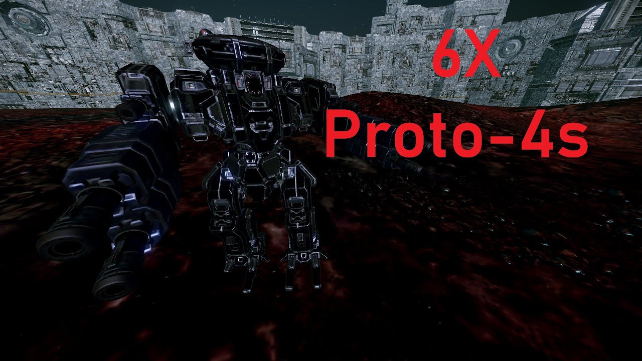 MWO - 6 Proto-4s on Rifleman-IIC-2 (#795) - YouTube