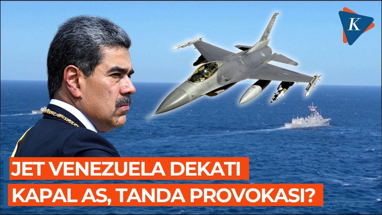 Pentagon Geram, 2 Jet Tempur F-16 Venezuela Terbang di Atas Kapal ...