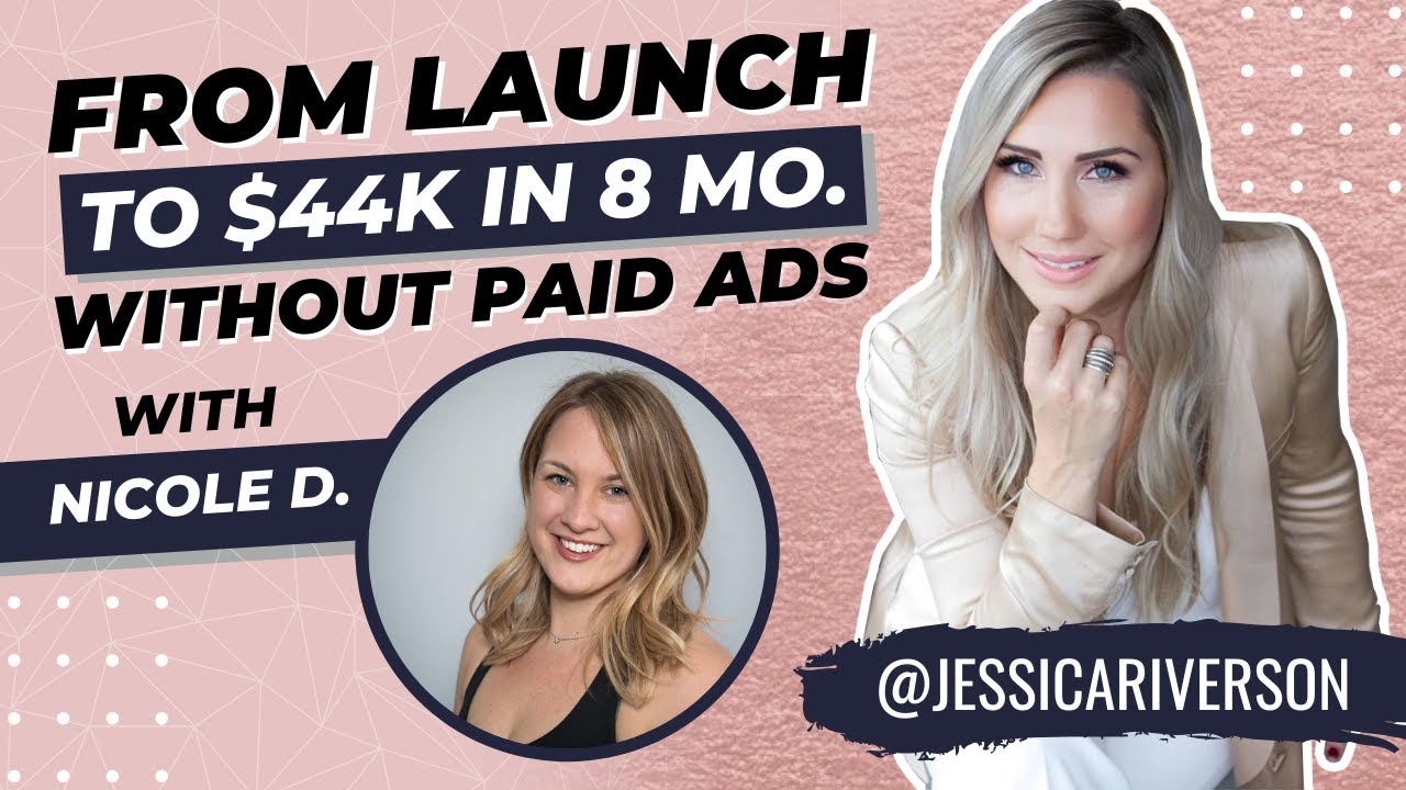 From Launch to $44K in 8 Months with Nicole D [HOW SHE DID IT] - YouTube