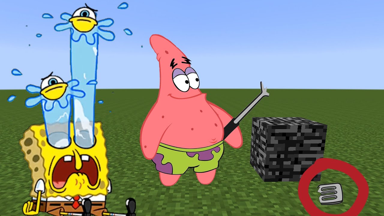 Don't mine that bedrock Mr. Patrick - YouTube