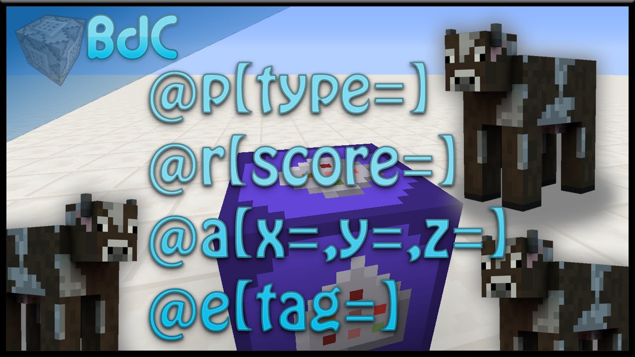 Minecraft Tutorial 16 - Entity Tags - Bloco de Comando [PT-BR] - YouTube