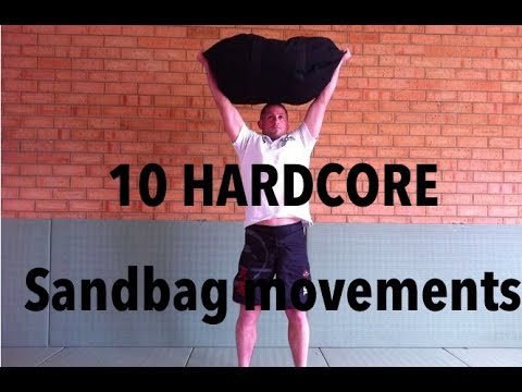 10 hardcore Sandbag Conditioning Movements for Grapplers - YouTube