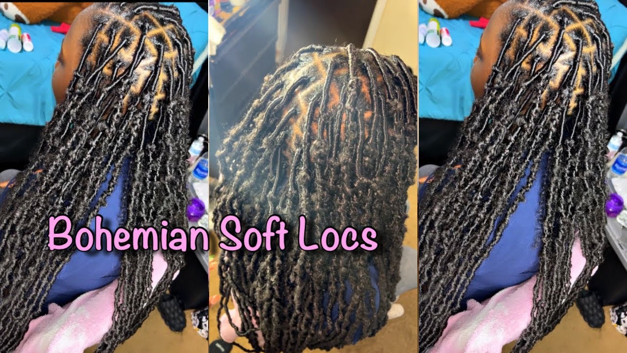 MUST WATCH : Smedium Bohemian Soft Locs 😍 First Attempt - YouTube