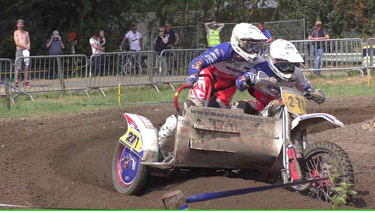 Belgisch kampioenschap zijspancross Hasselt 24 juli 2016 - YouTube