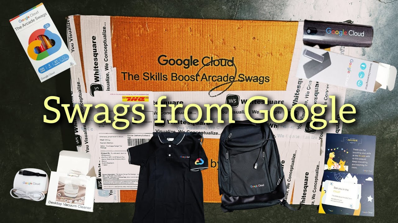 Swags from Google Cloud || Google Cloud Arcade Facilitator Program ...