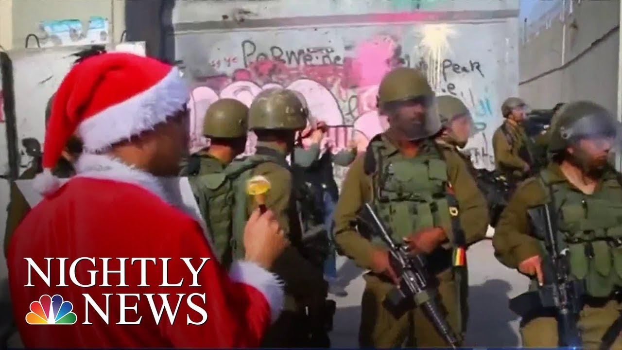 Jerusalem Clashes Puts Damper On Christmas In Bethlehem | NBC Nightly ...