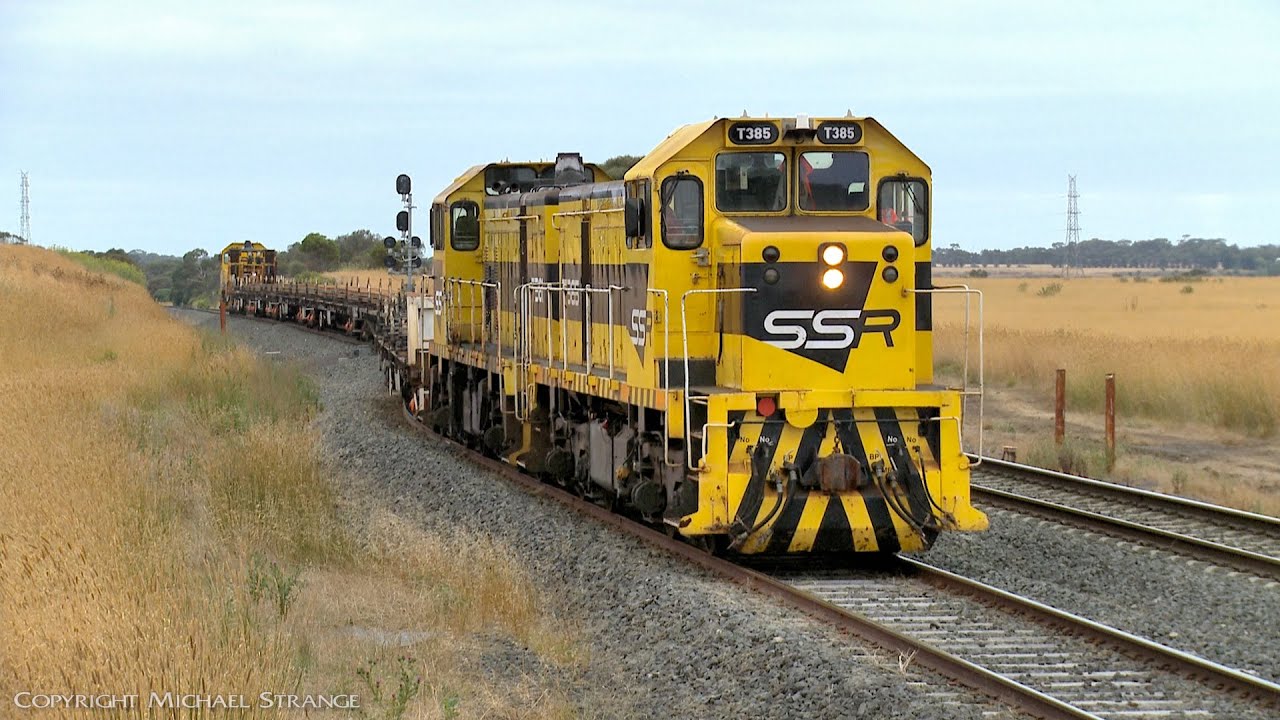 Southern Shorthaul Railroad (SSR) Broad Gauge Rail Train (9/1/2022 ...