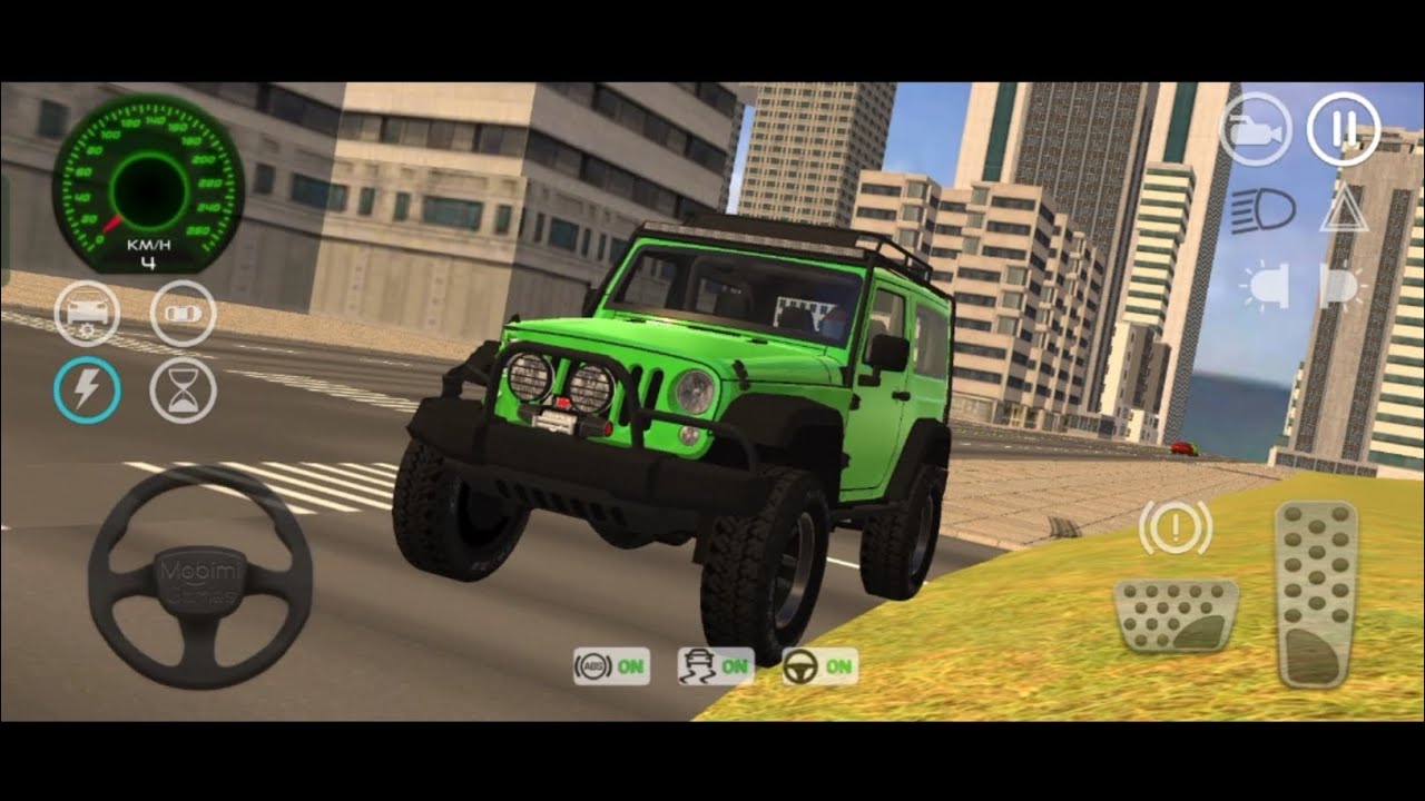 Thar driving game/ Mahindra Thar 4by4 Driving game - YouTube