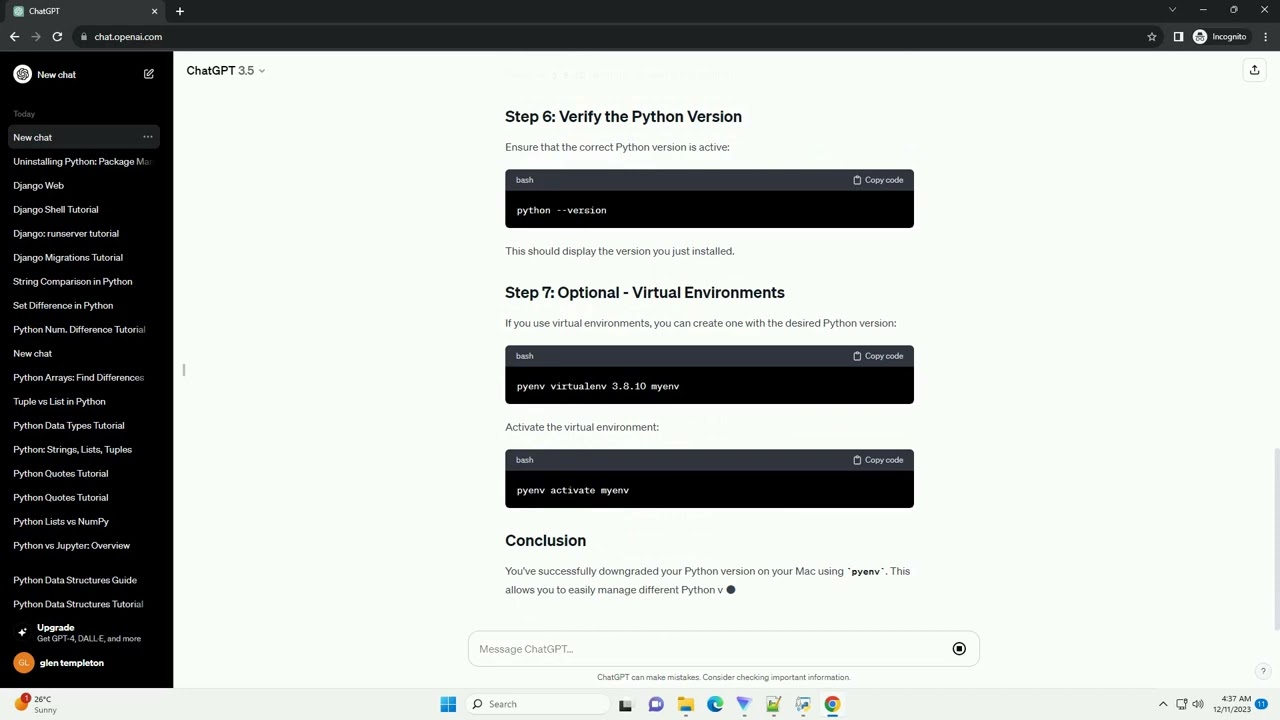 Downgrade Python Version On Mac YouTube Downgrade Python Version On Mac YouTube