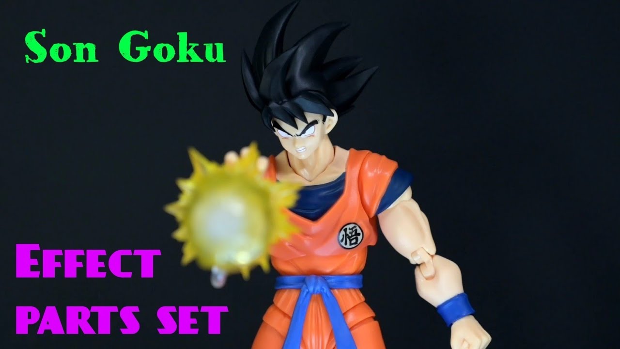 Son Goku Effect parts set SH figuarts Dragon Ball Z - YouTube