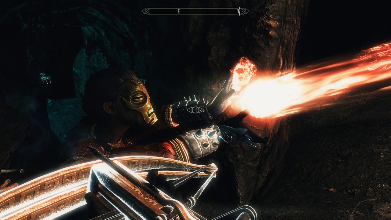 Skyrim Special Edition PC - New spell casting animations - YouTube