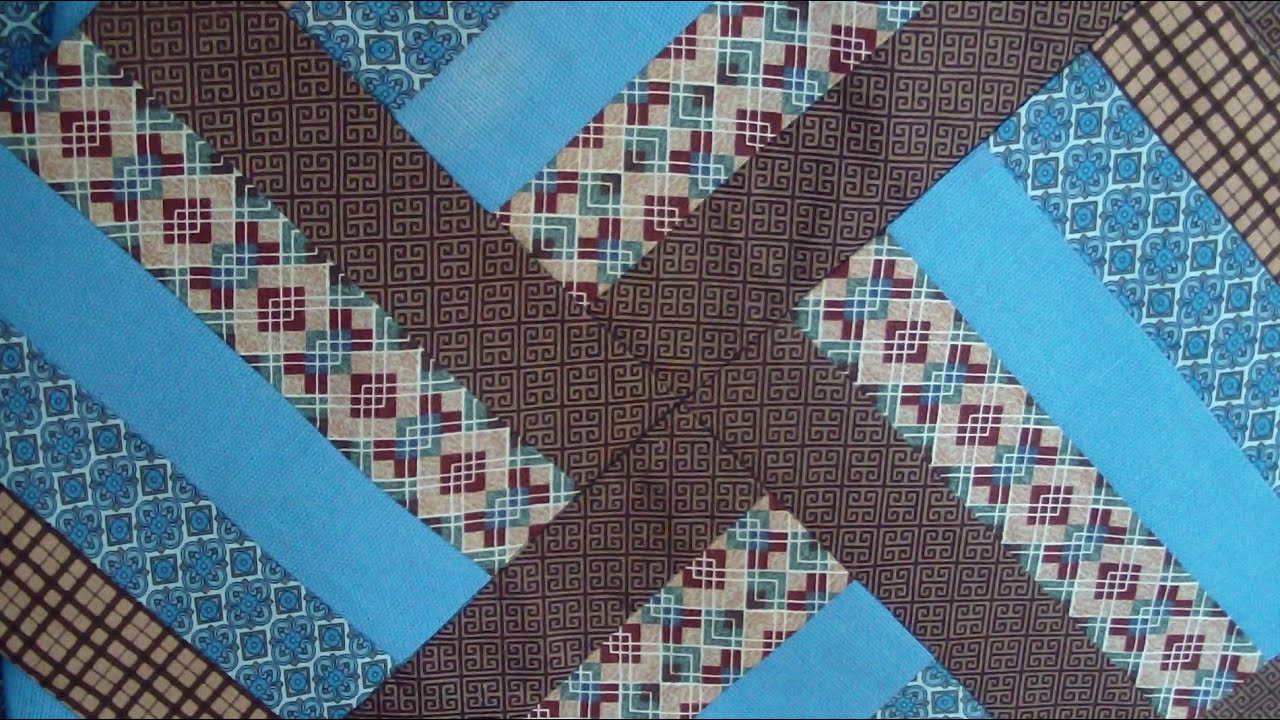 Quilting Techniques. Easiest Patchwork Pattern for Beginners - YouTube