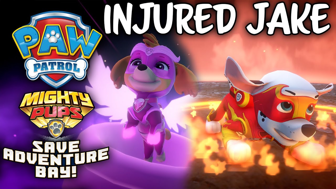PAW Patrol Mighty Pups Save Adventure Bay - Jake's Mountain - Gameplay ...