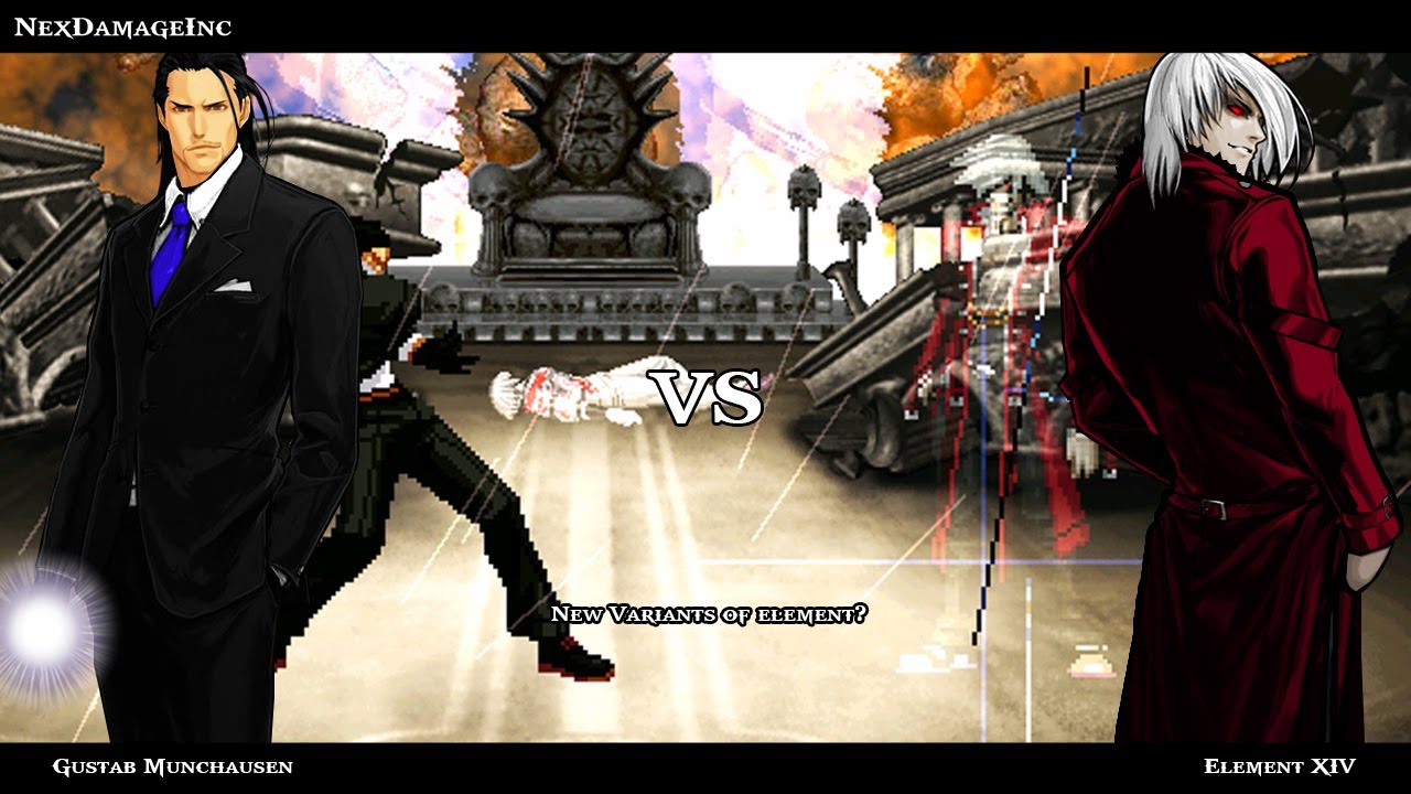 [KOF Wings Of Justice] Gustab Munchausen VS Element XIV - YouTube