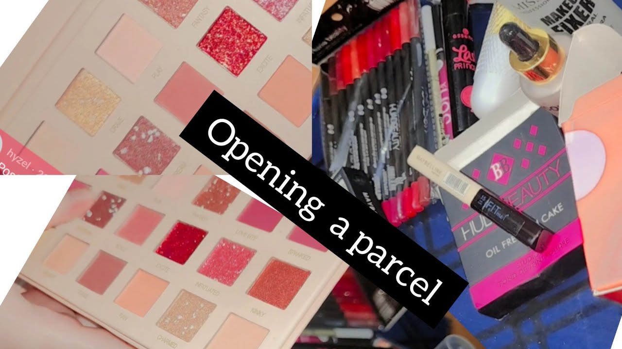 open kia parcel 😍or dikhya apna makeup 💄 collection 🤔 - YouTube