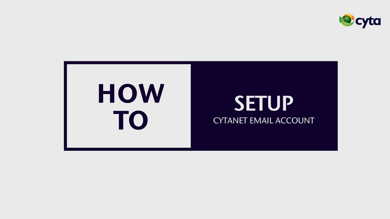 How to setup Cytanet Email in Gmail application on Android - YouTube