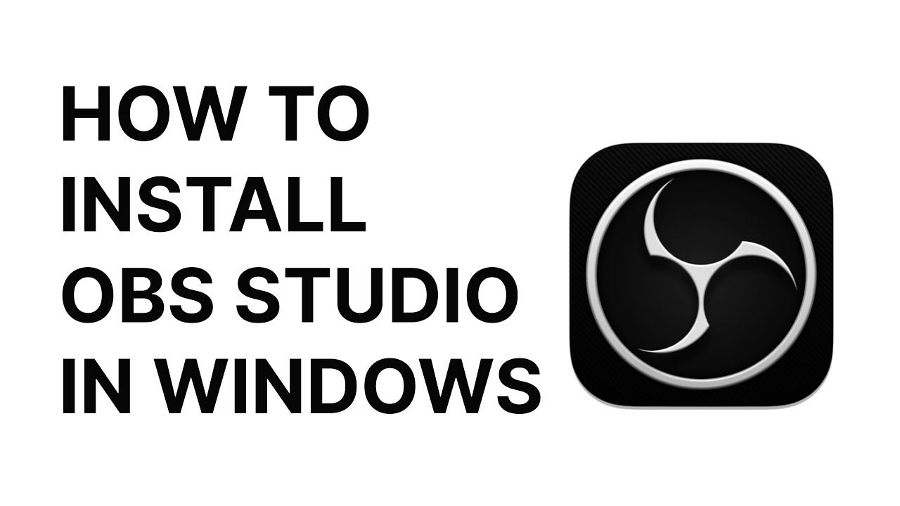 How To Install OBS Studio In Computer - YouTube