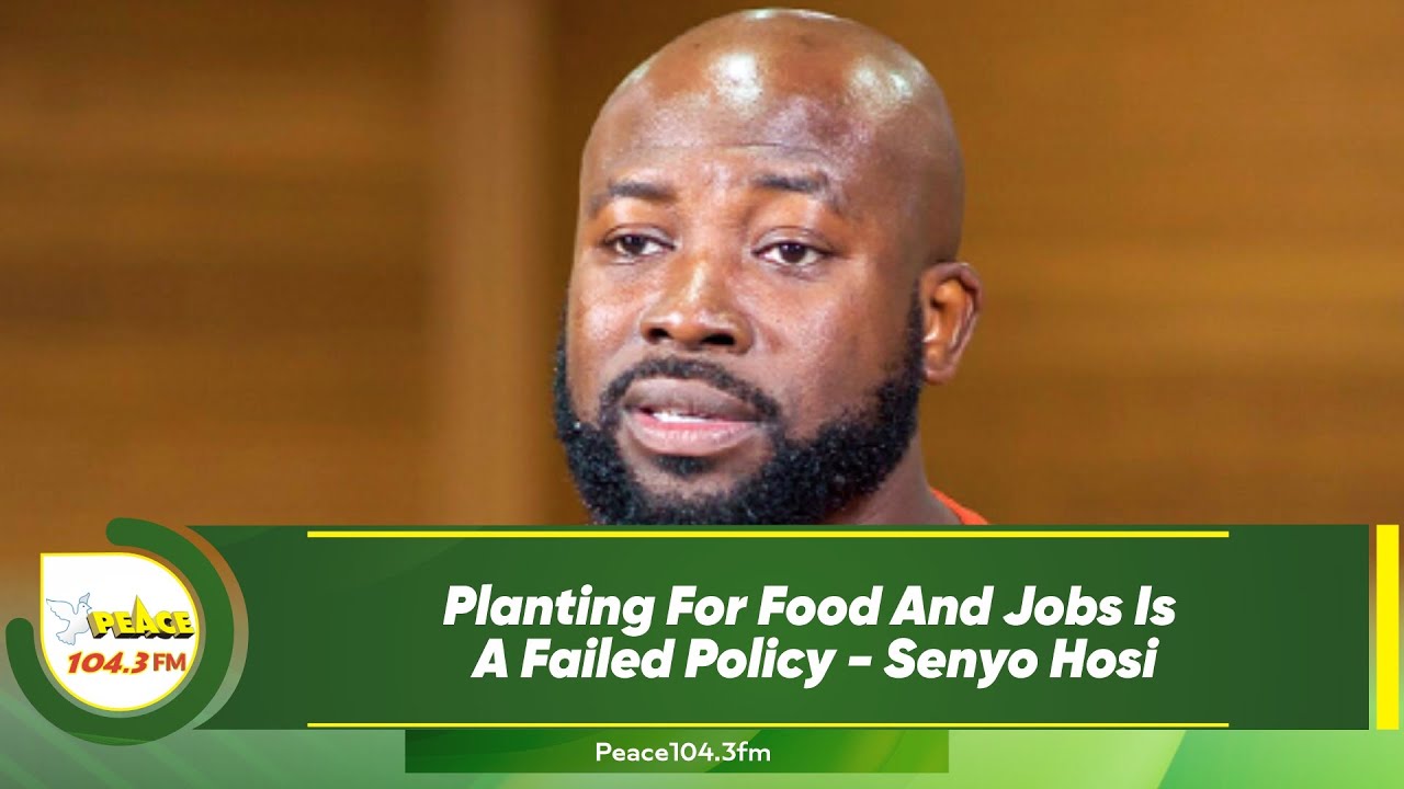 Planting For Food And Jobs Is A Failed Policy - Senyo Hosi - YouTube