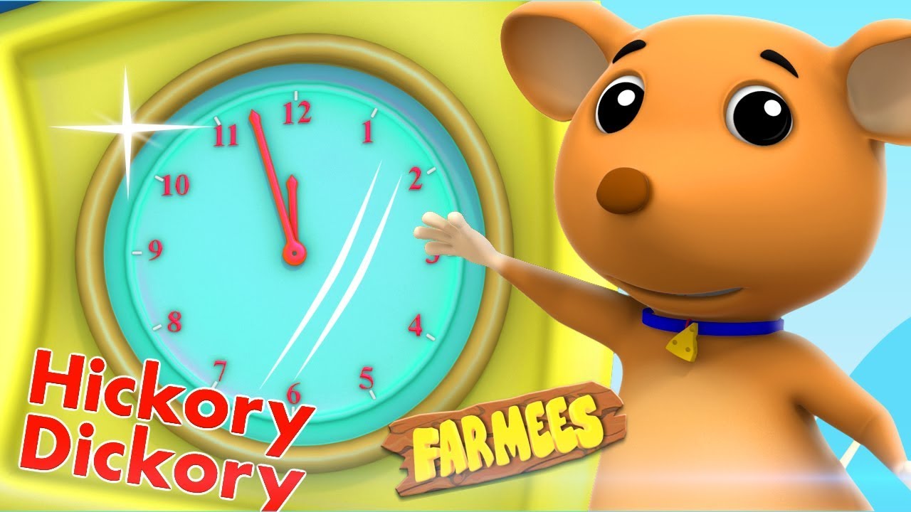 Hickory Dickory Dock | Song For Kids | Kindergarten Video For Babies ...