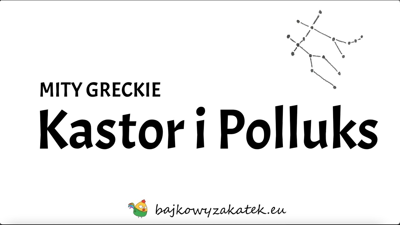 Kastor i Polluks - mit grecki - YouTube