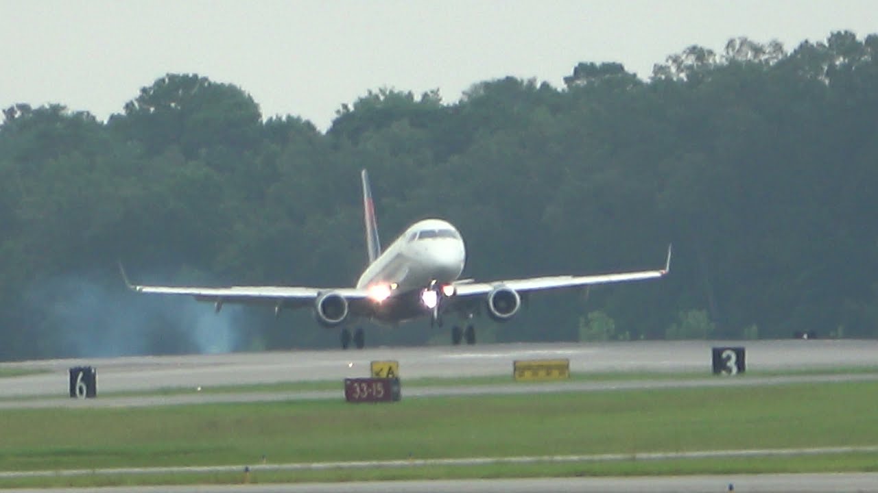 Delta Connection Airplane Landing Charleston Airport N242JQ Republic ...