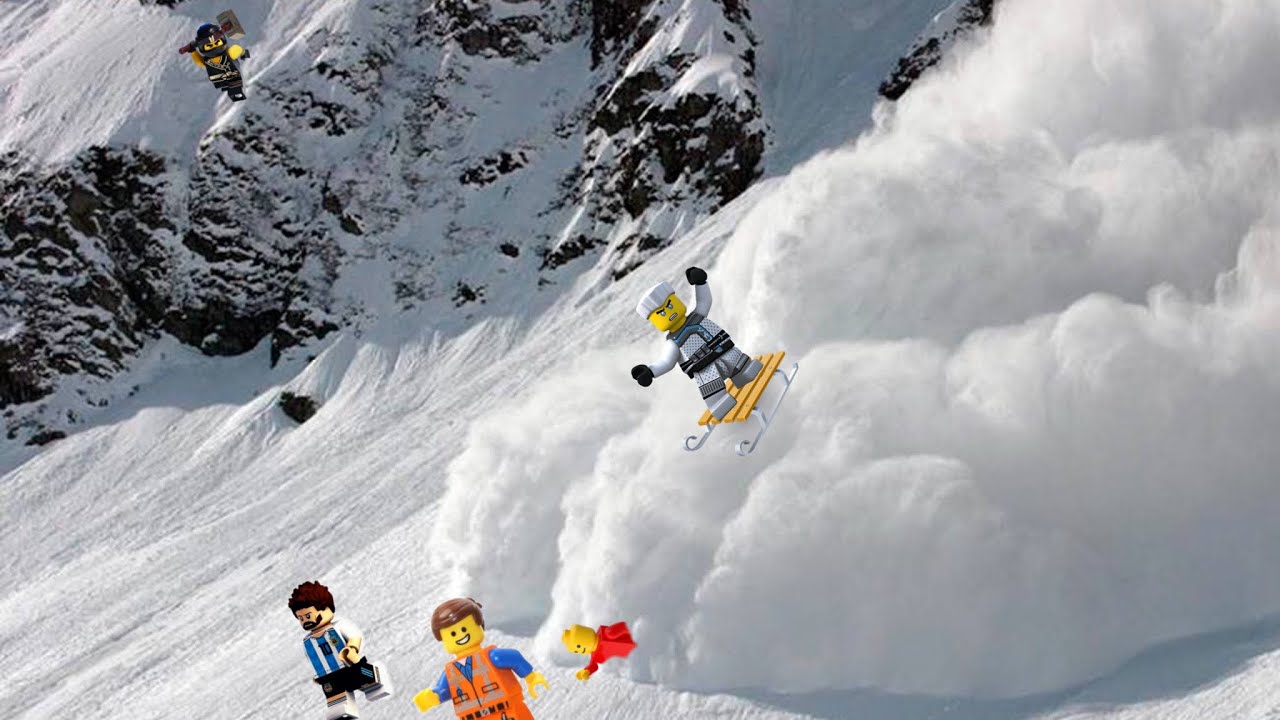 LEGO short avalanche animation - YouTube
