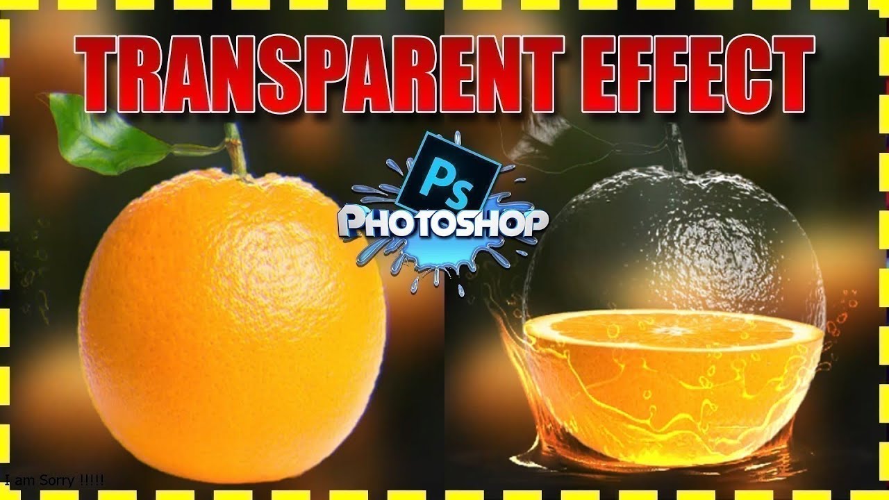 Transparent Orange Manipulation Effect in Photoshop | Azzy Khan yt ...