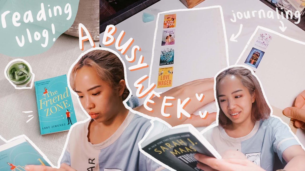 how much i read in a busy week 😻🤎 a spoiler free reading vlog + reading ...