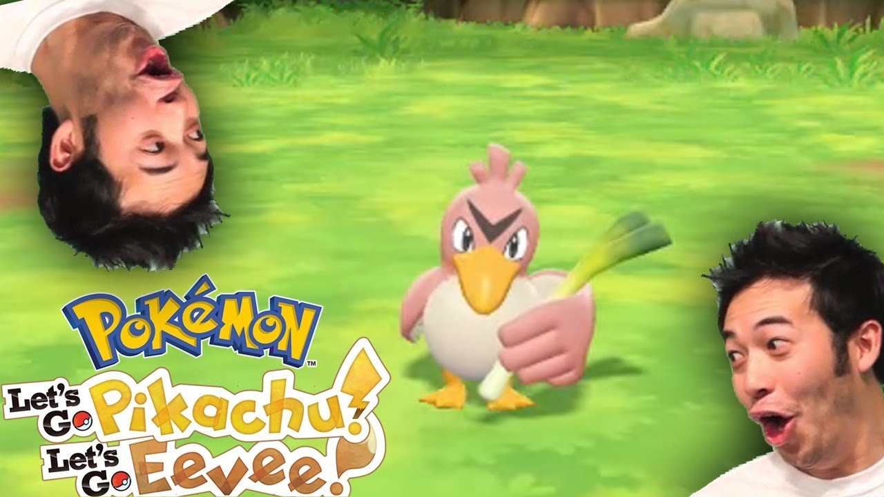 SHINY PORENTA/FARFETCH'D REACTION! POKÉMON LET'S GO EVOLI & PIKACHU ...