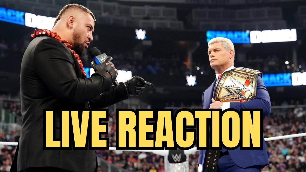 WWE SMACKDOWN - LIVE REACTION - YouTube