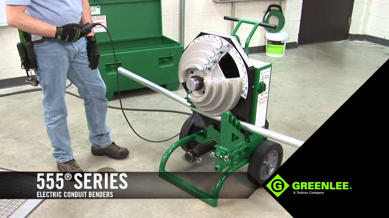 Greenlee 555 Series Electric Benders (GONEFCO.com) - YouTube