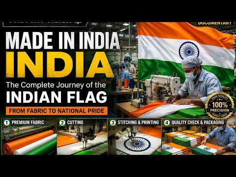 Inside an Indian Flag Factory: How the National Flag Is Made | Full Manufacturing Process
