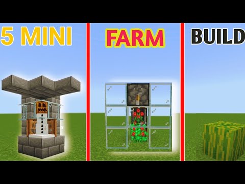 Minecraft: 5 Mini Farm Build Hacks Minecraft 1.19| Mini Farm tutorial ...