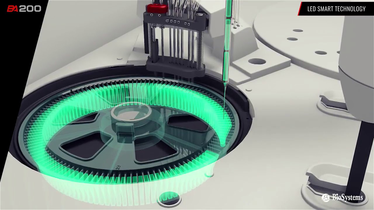 Analisador Automático de Bioquímica BA200 BioSystems - YouTube