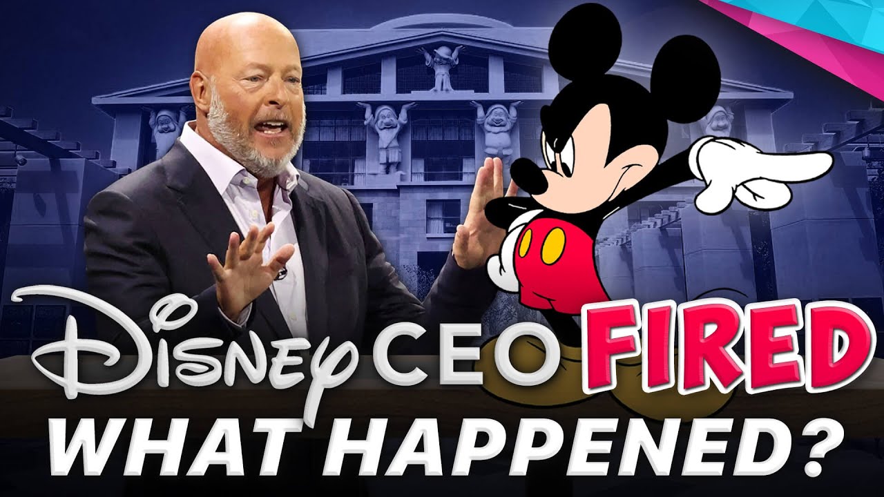 BOB CHAPEK FIRED AS DISNEY CEO | What Happened? - Disney News Explained ...