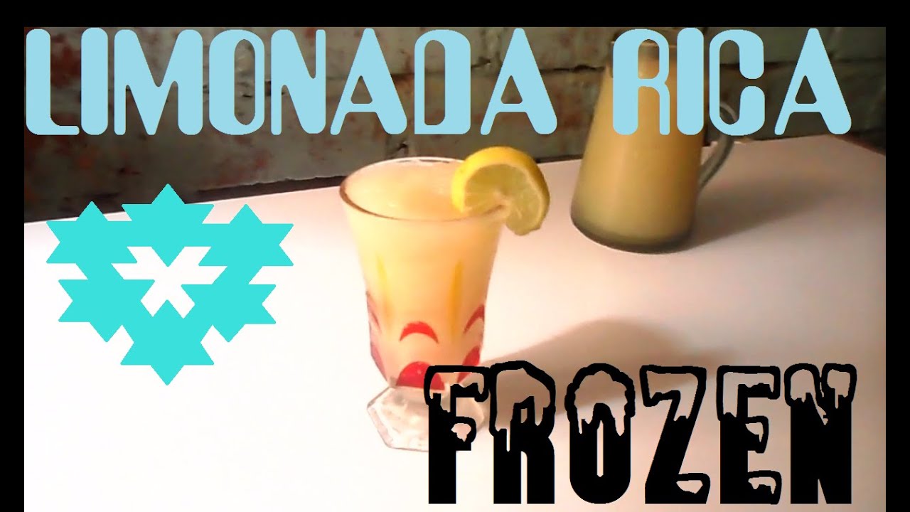 LIMONADA FROZEN PREPARACION - MUY FACIL Y RICO ! - YouTube
