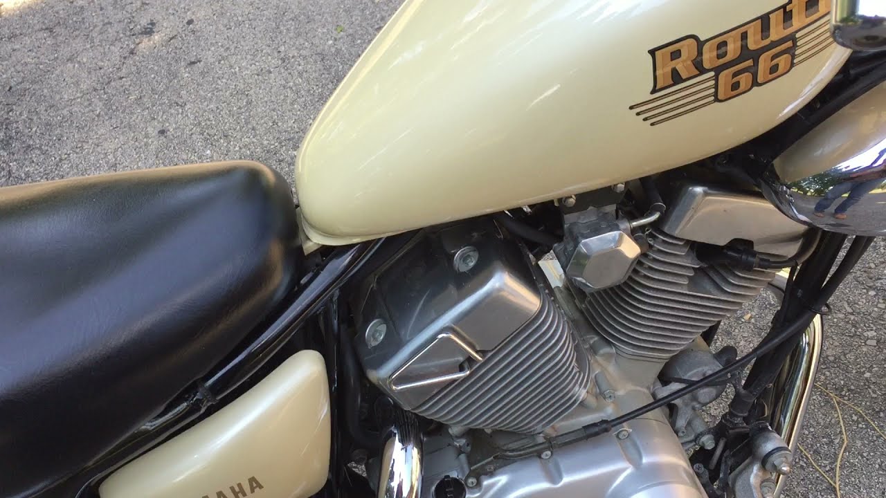 1988 Yamaha Route 66 - erratic idle - YouTube