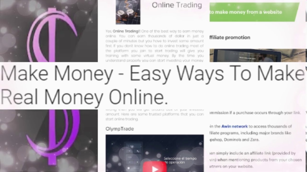 Make Money - Easy Ways To Make Real Money Online . ( Google Play ...