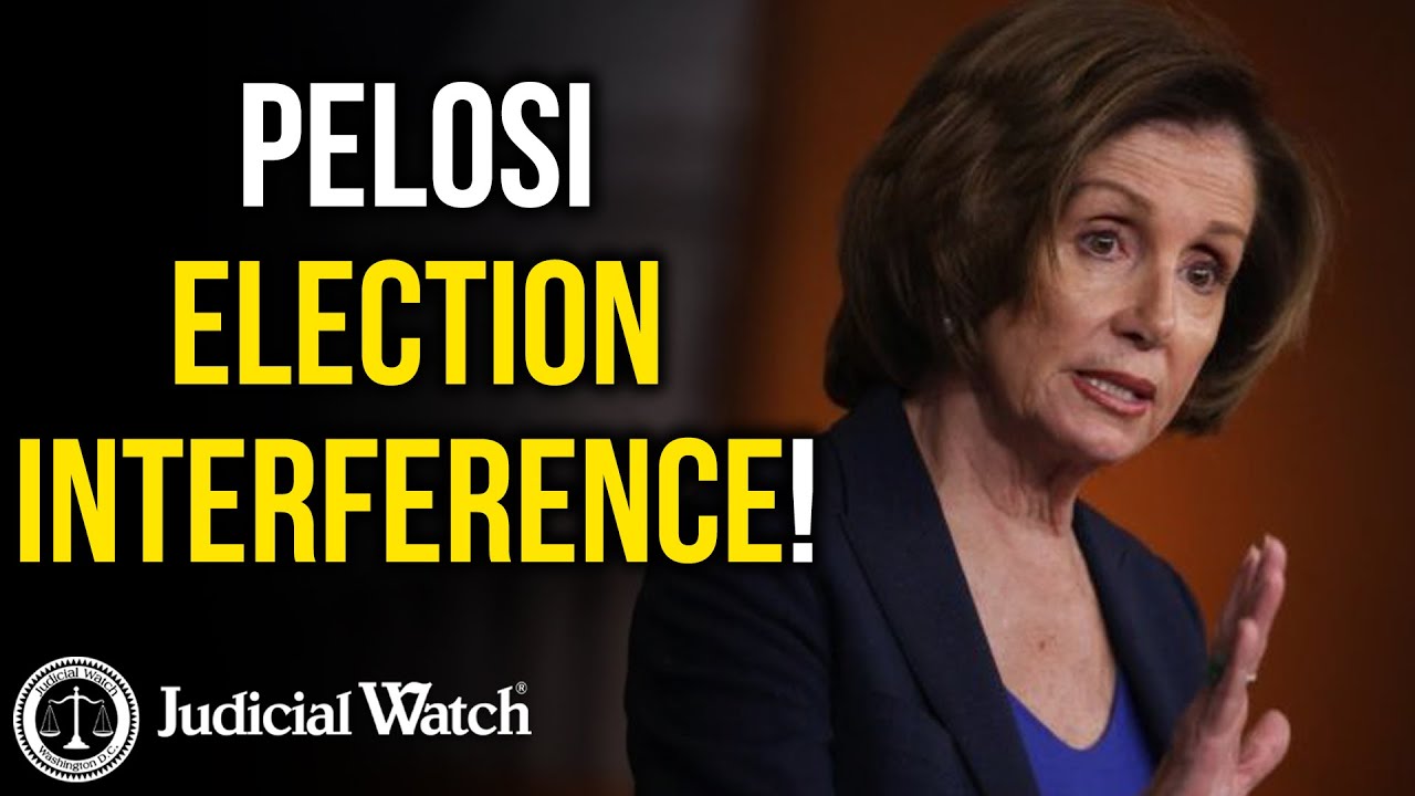 Pelosi ELECTION INTERFERENCE! - YouTube