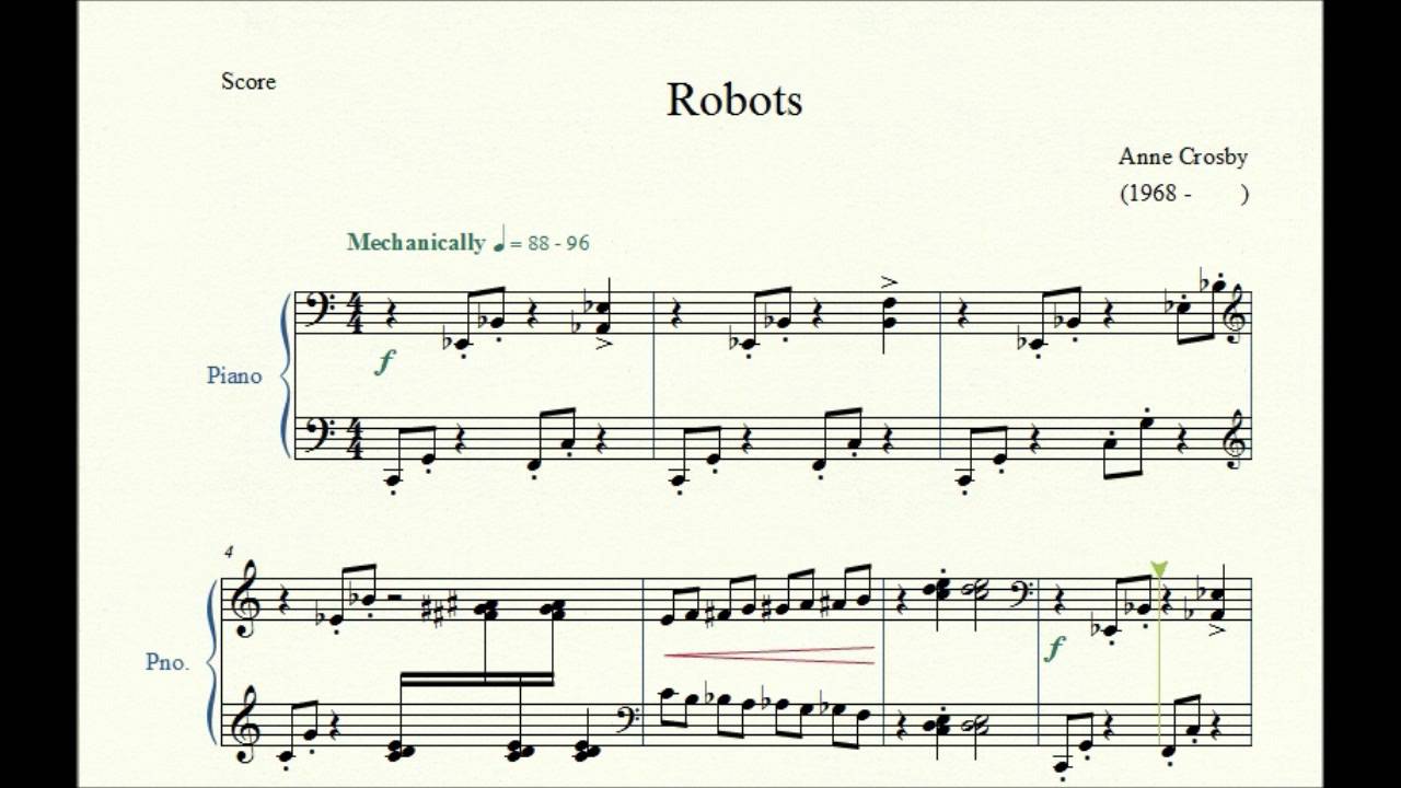 Robots - Anne Crosby - Piano Repertoire 1 - YouTube