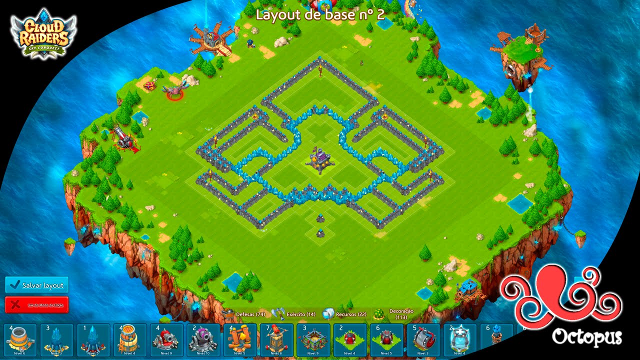 Cloud Raiders - Base Building & Layouts #5 - YouTube