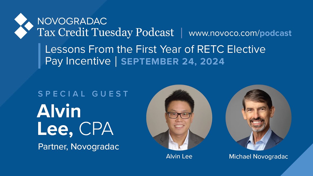 Sept. 24, 2024: Lessons Learned from the First Year of RETC Elective Pay Incentive - YouTube