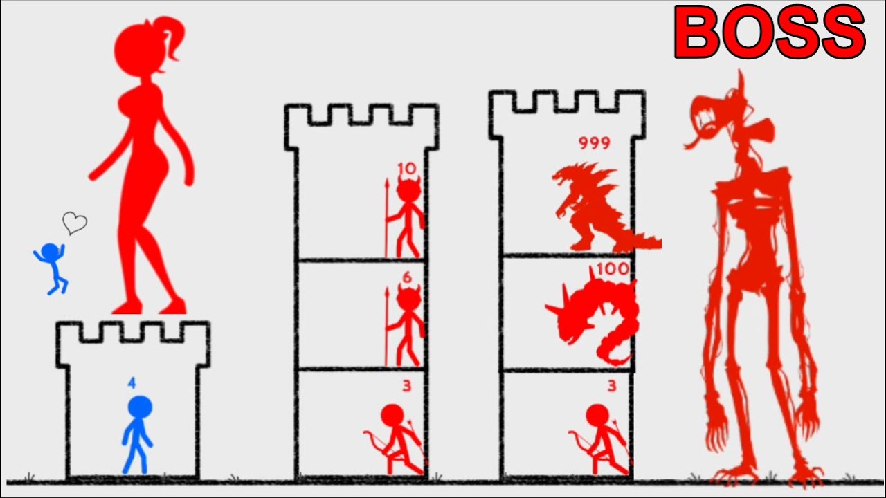 Mighty stickman | Boss battle | part 3 - YouTube